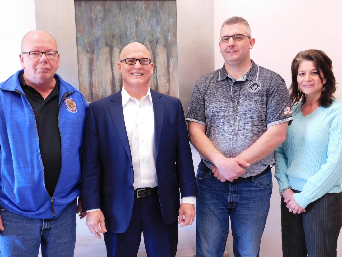 Electricians donate to drug-free club | News, Sports, Jobs - The Times ...